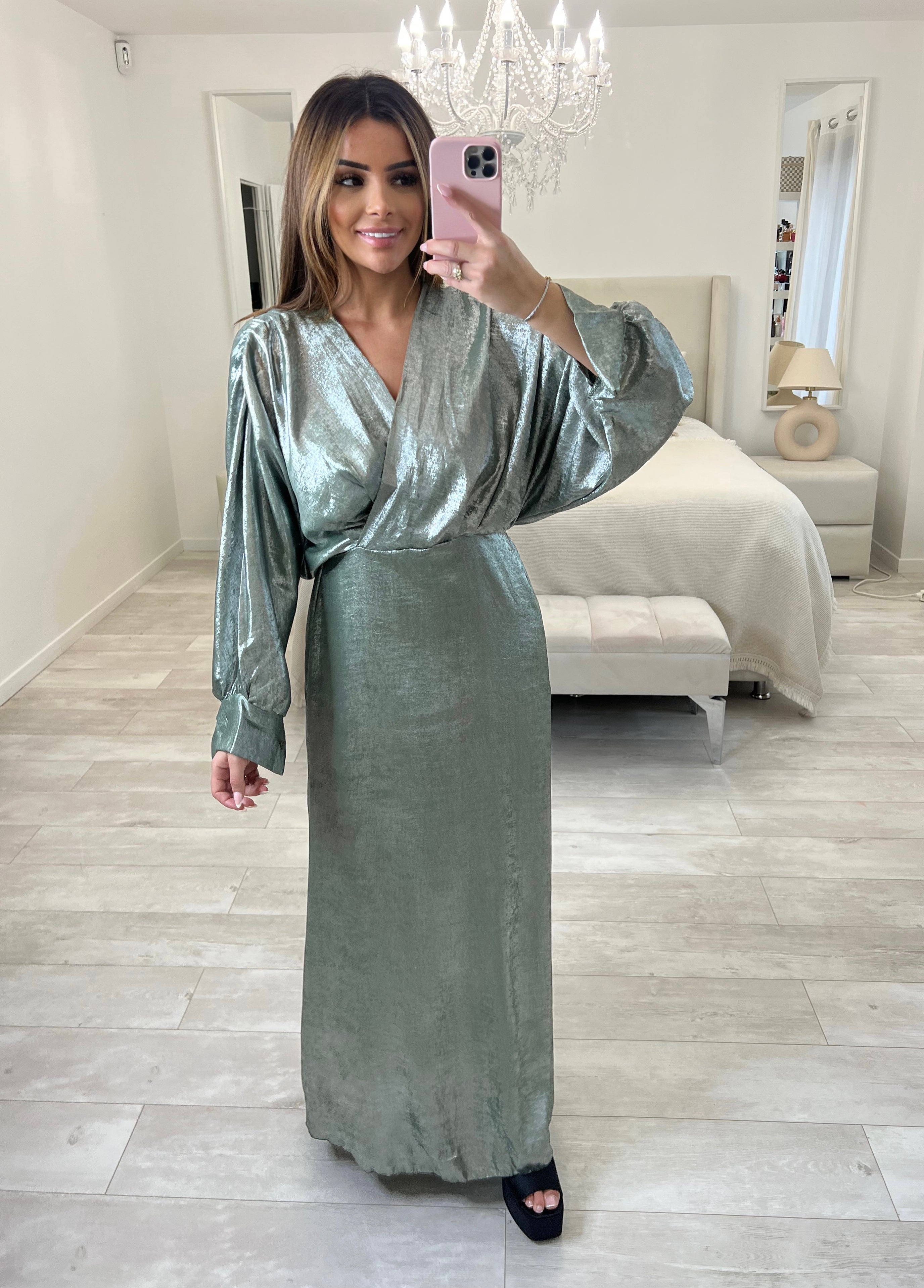 Robe Brice kaki – Ilyansarah