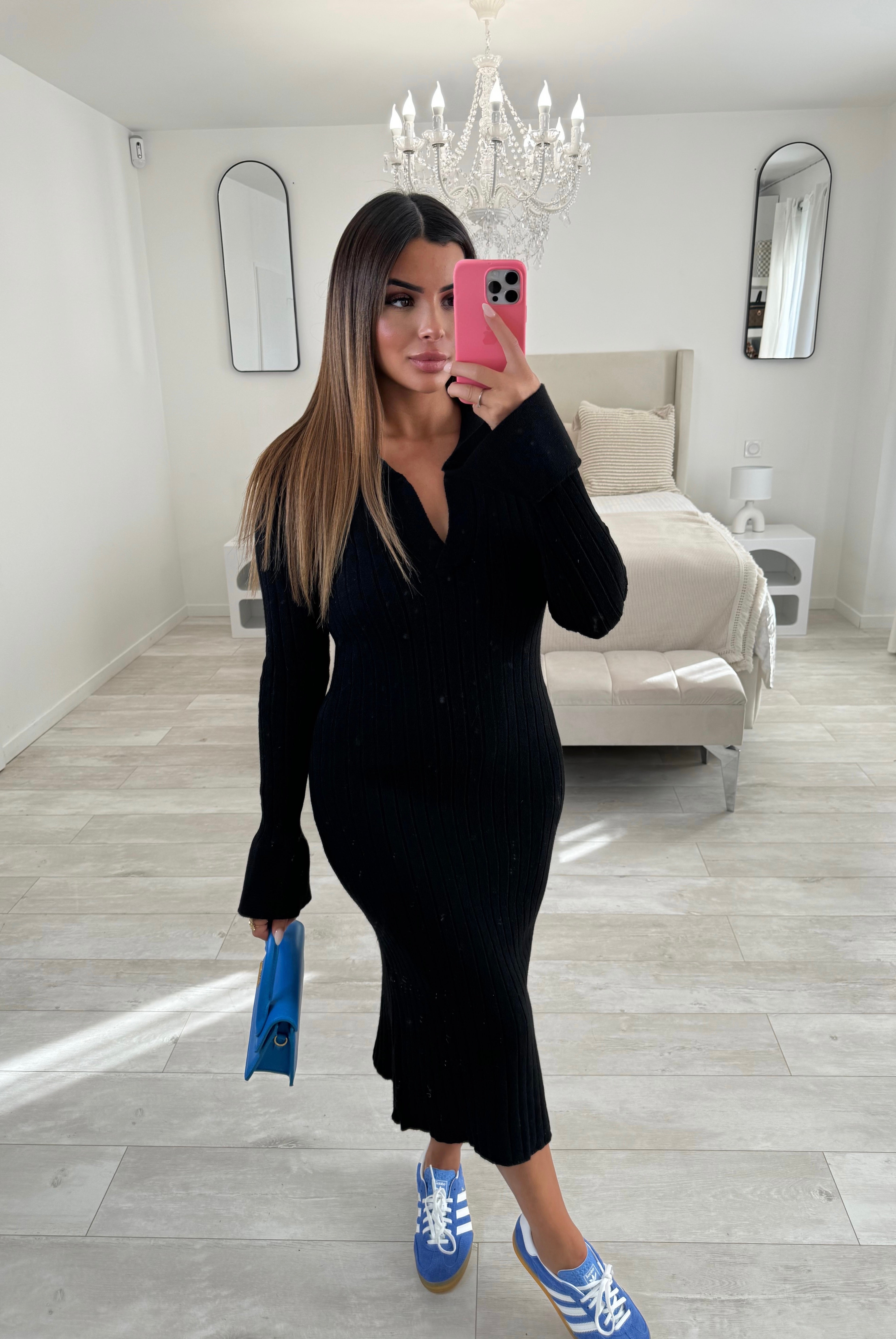 Robe polo black – Ilyansarah